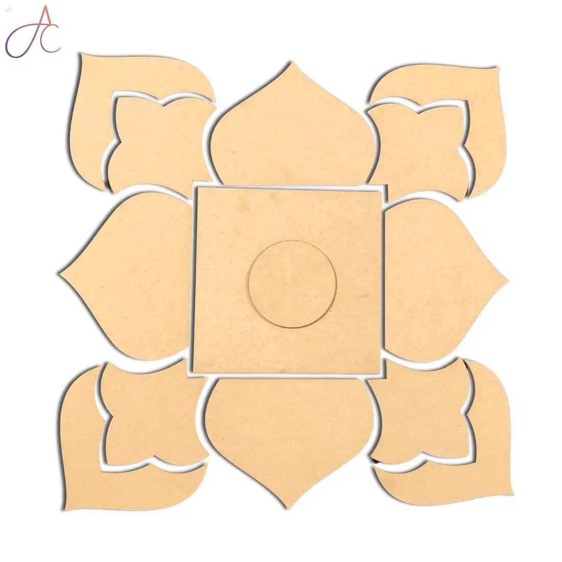 MDF Rangoli Cutouts Design-2