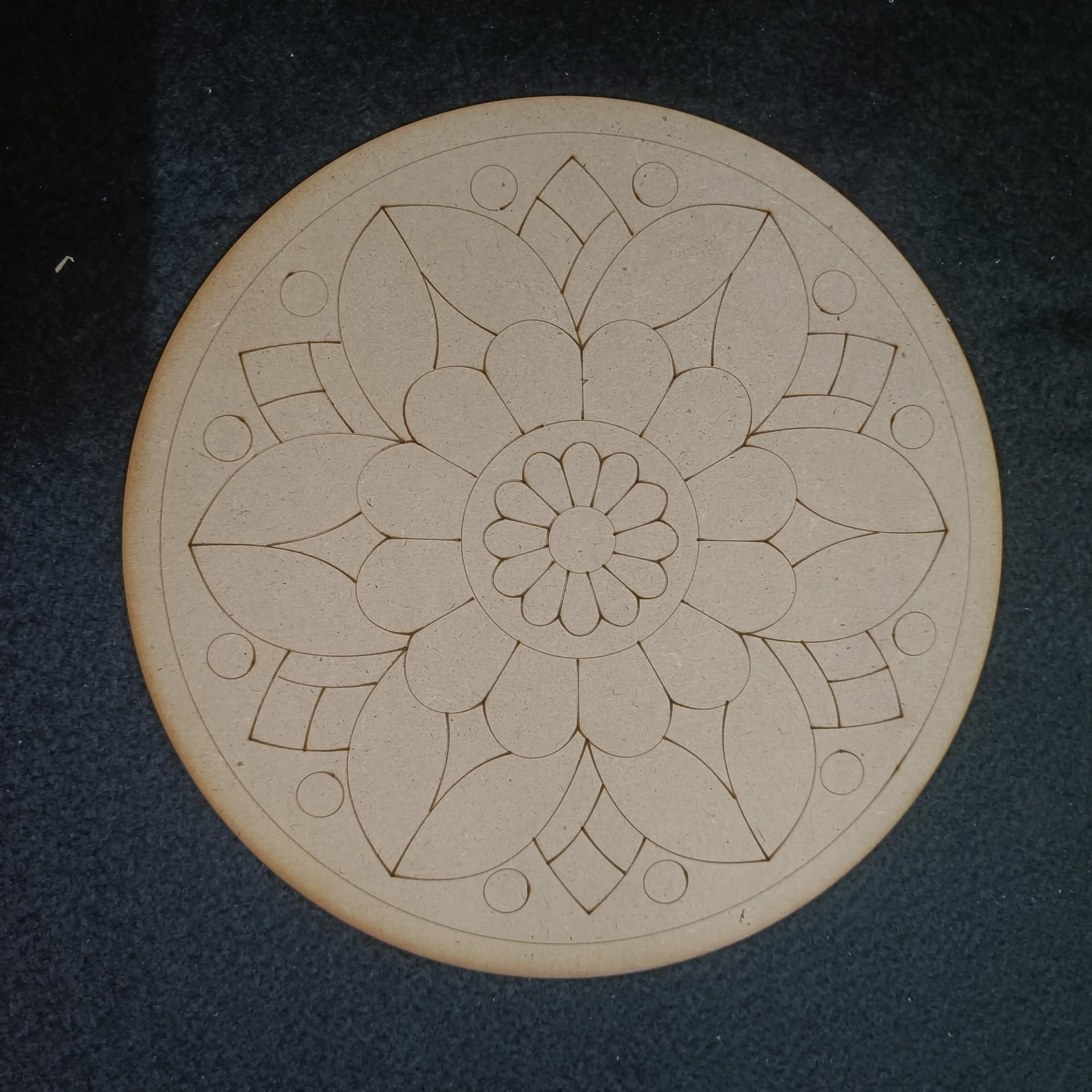 Pre Marked Mandala Base Design- 6