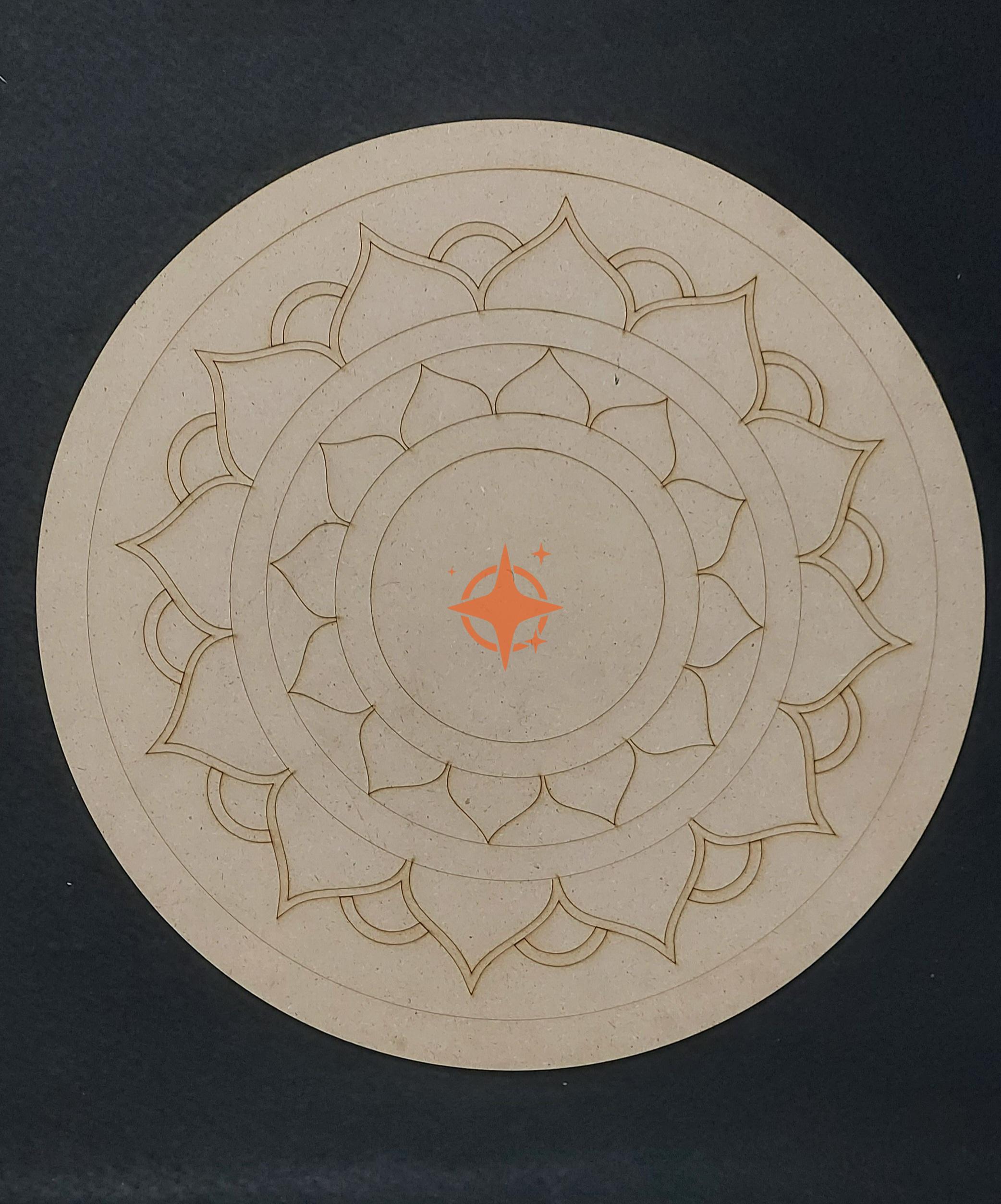 Pre Marked Mandala Base Design- 2